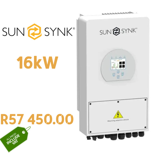 Sunsynk 16KW Single Phase Hybrid Inverter – Powerhouse Distributors
