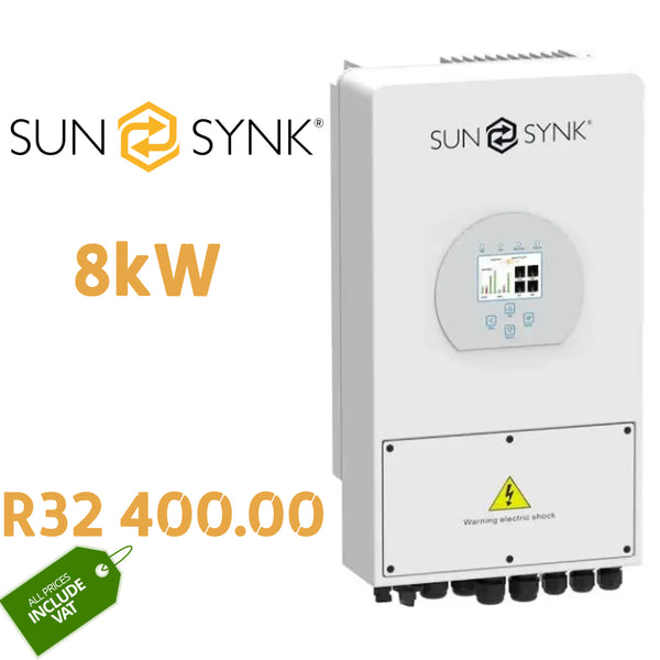 Sunsynk 8KW Single Phase Hybrid Inverter – Powerhouse Distributors