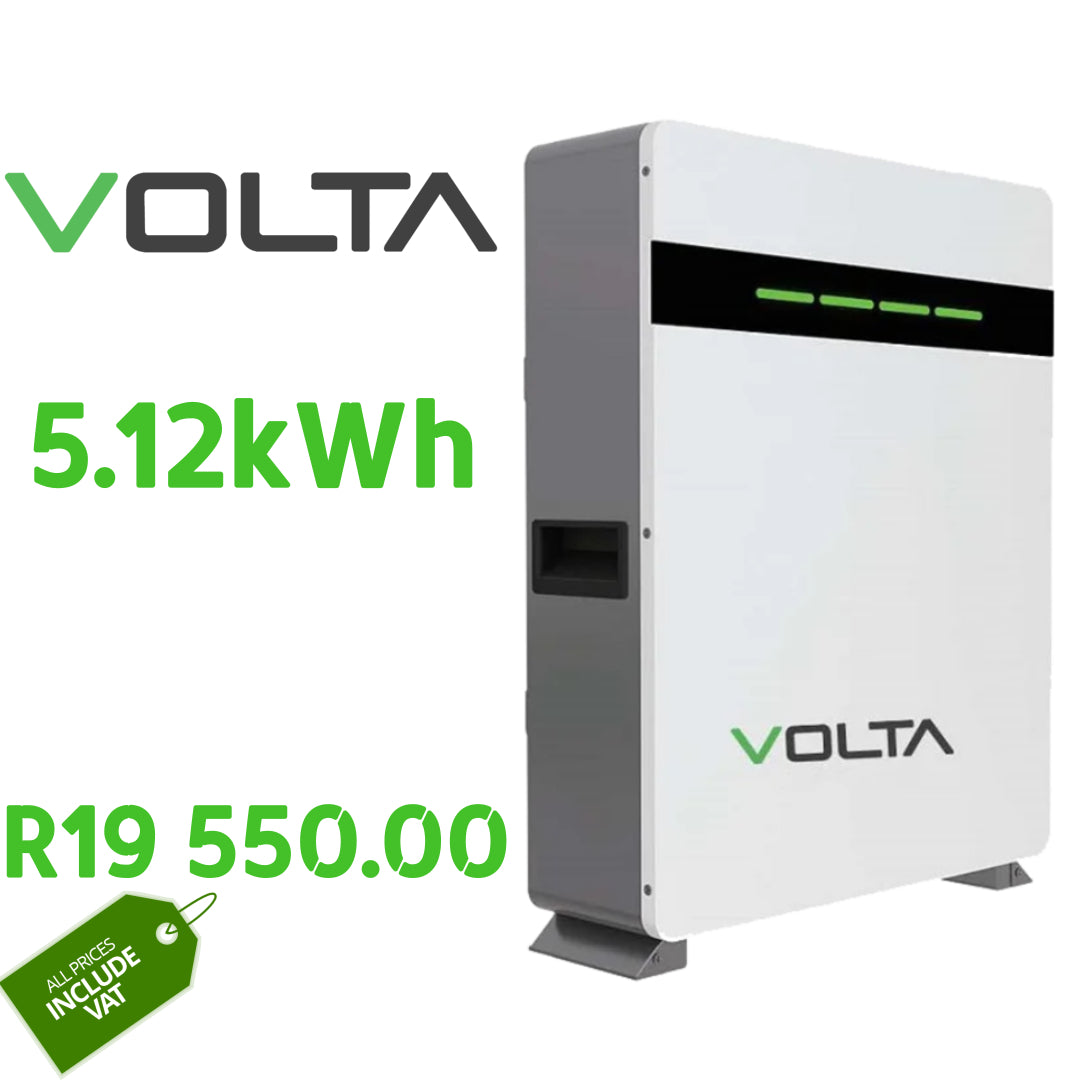 Volta Stage 1 - 5.12KW 51.2V (1C) Lithium-ion Battery – Powerhouse ...